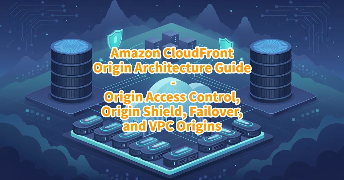 Amazon CloudFront Origin Architecture Guide - Origin Access Control ...