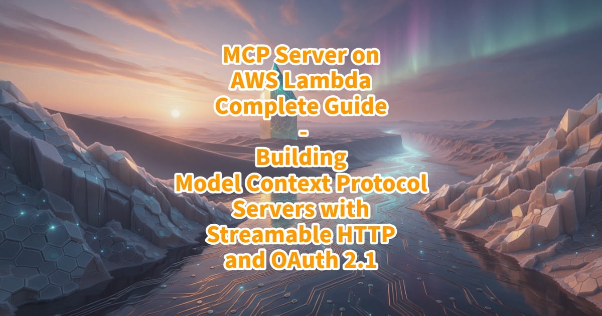 MCP Server on AWS Lambda Complete Guide - Building Model Context ...
